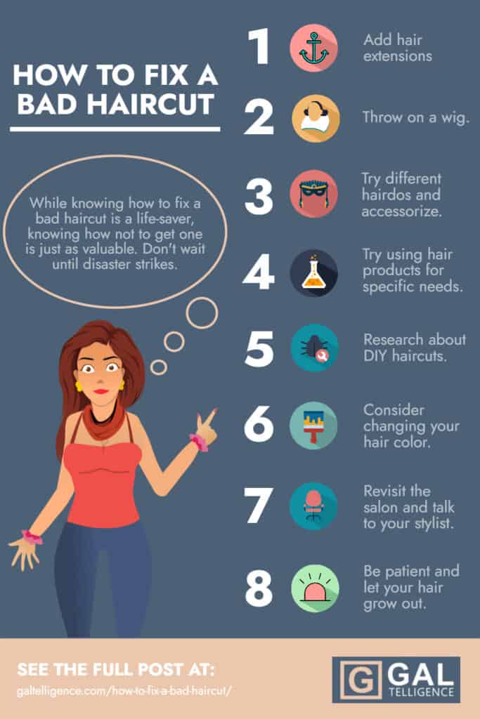 6 Amazing Ways On How To Fix A Bad Haircut: Avoid Getting One