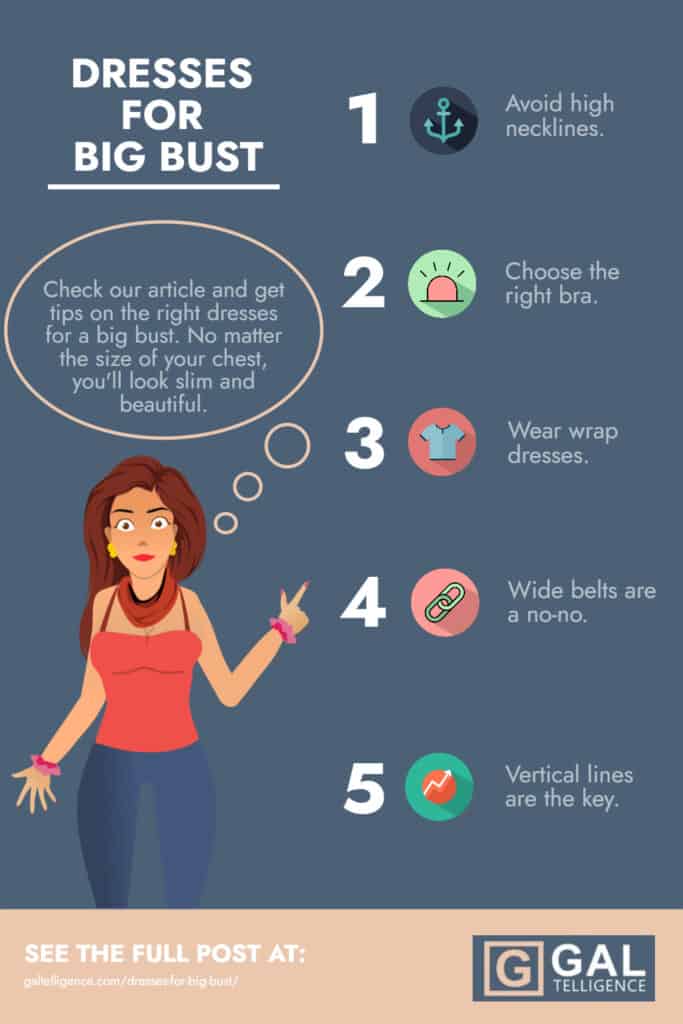 Dresses For Big Bust - 5 Best Tips To Pick The Right Dress For You